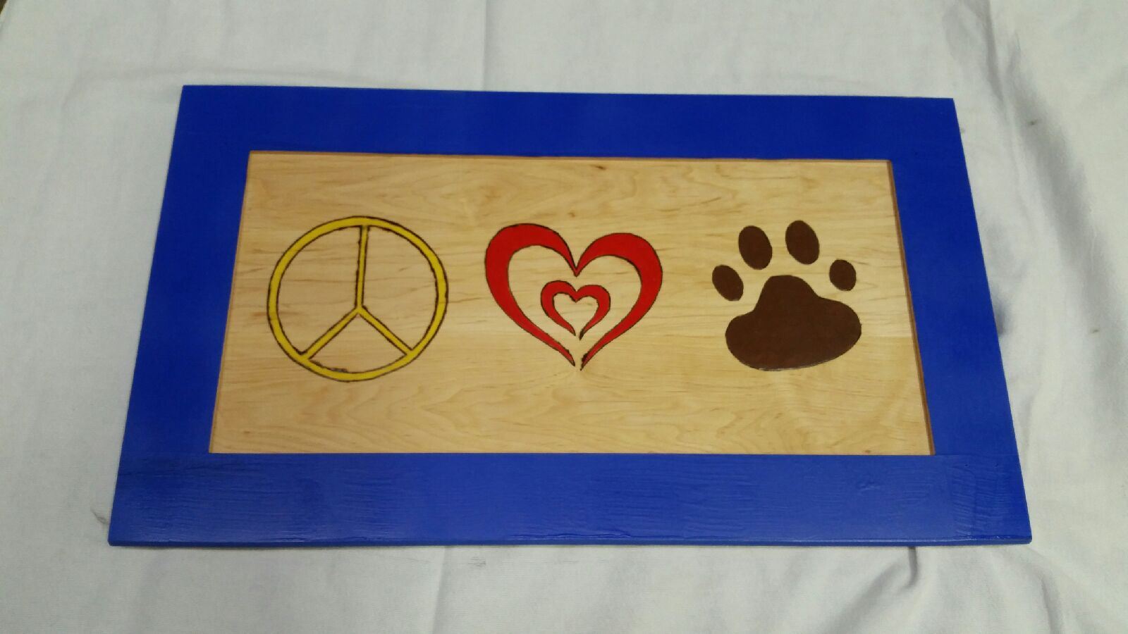 Peaceful Pets - Peace, Love and Pets sign