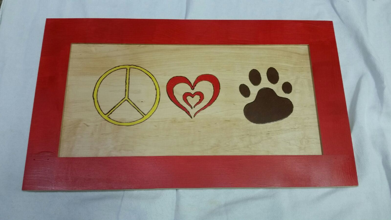 Peaceful Pets - Peace, Love and Pets sign